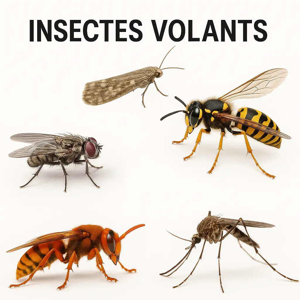 Insectes volants | Guêpes, frelons et mites